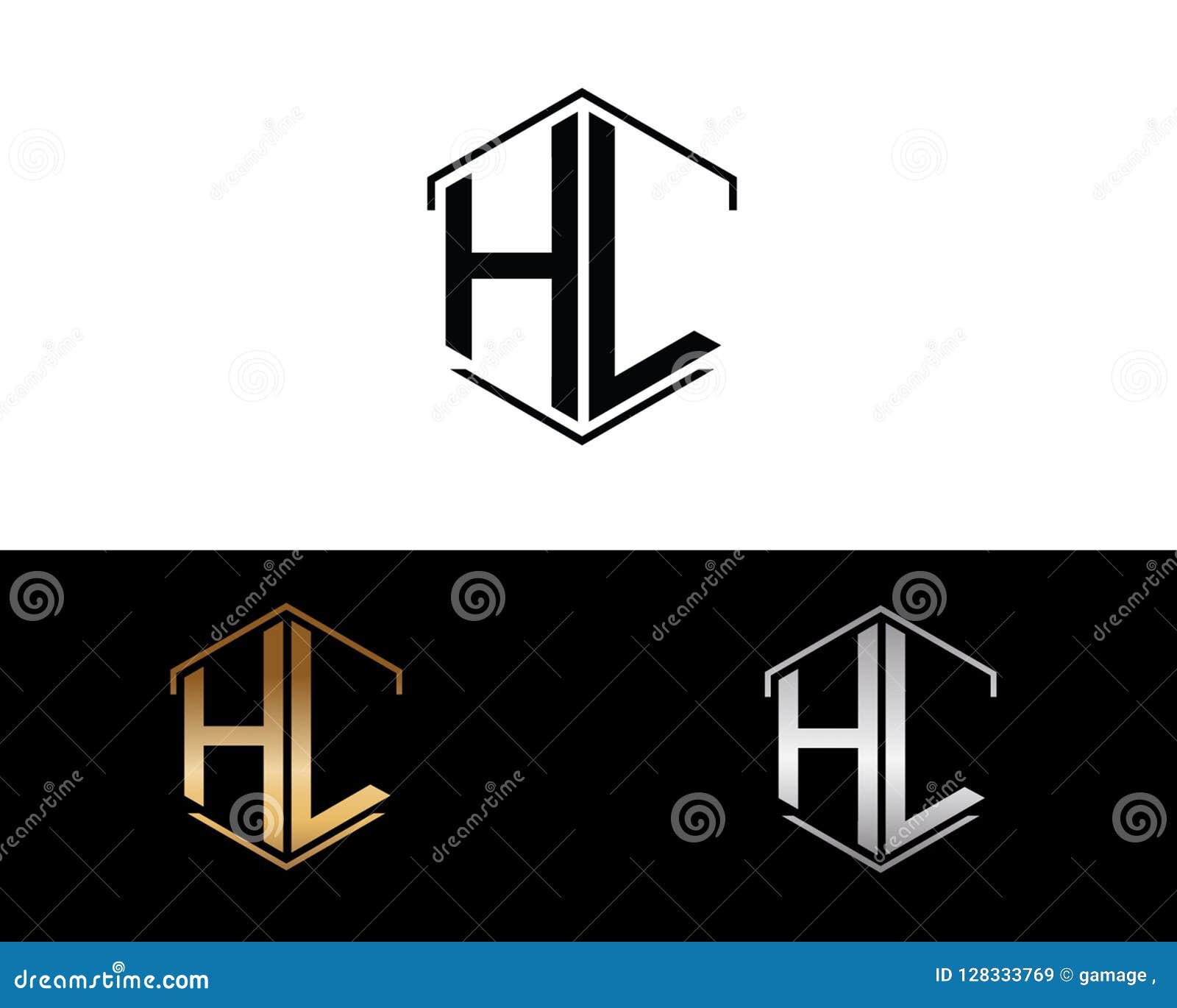 HL Letters Linked with Hexagon Shape Logo Stock Vector - Illustration ... HL Letters Linked with Hexagon Shape Logo Stock Vector - Illustration ...