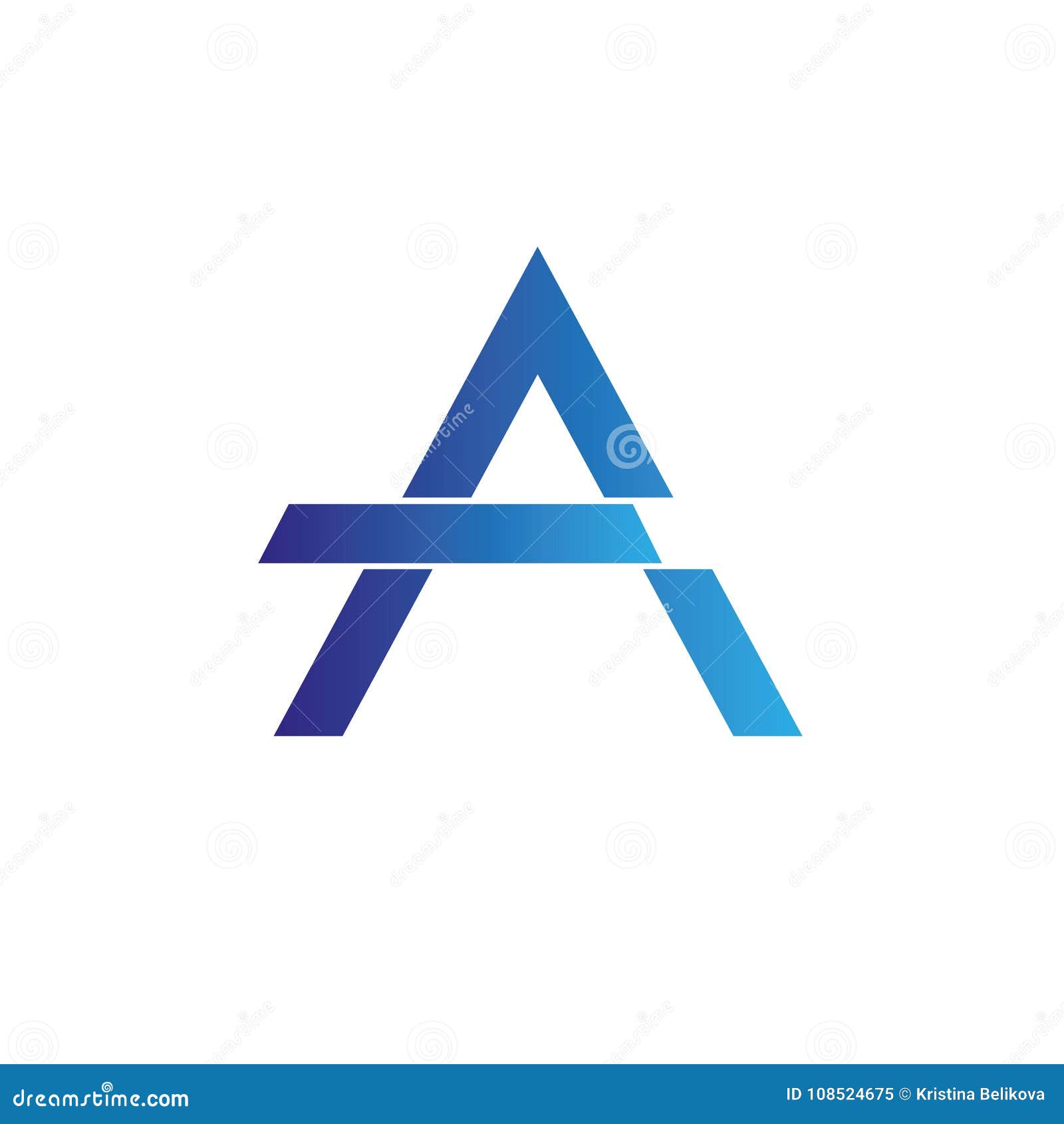 Letters a Logo. Design Template Elements Stock Vector - Illustration of ...