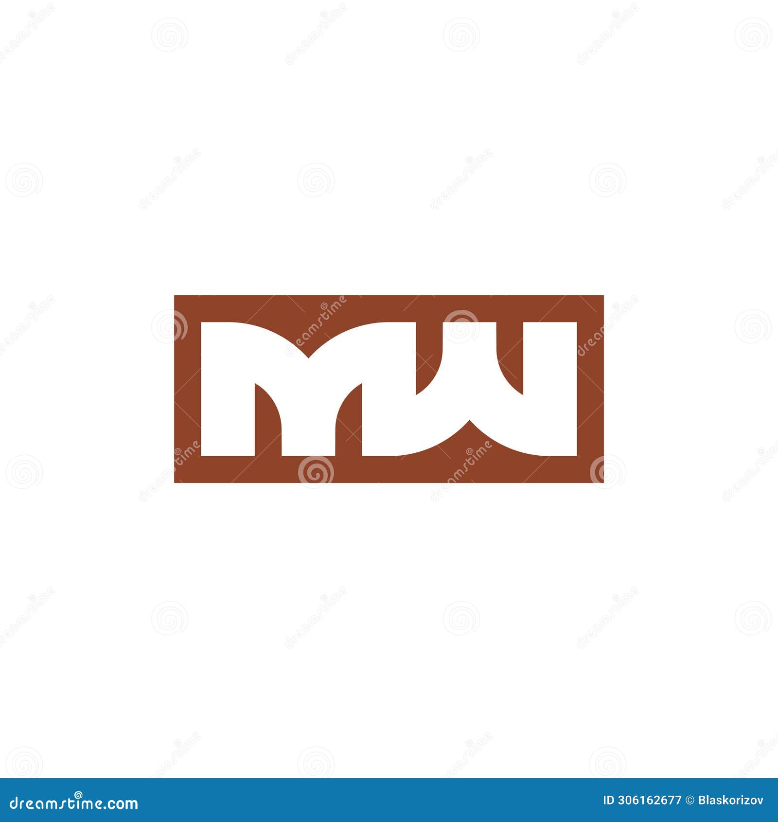 Letters M and W Mw Logo Symbol Stock Vector - Illustration of sign ...