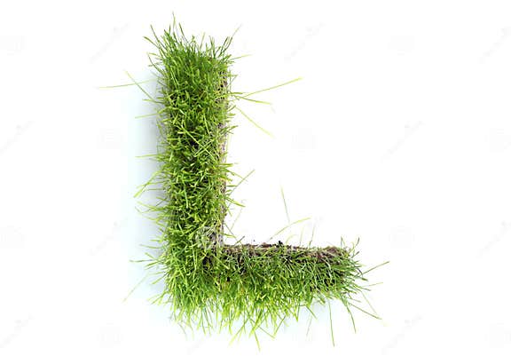 Letters made of grass stock image. Image of character - 9048897