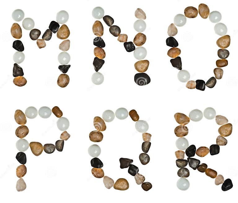 Letters made of stones stock photo. Image of beach, black - 18340948