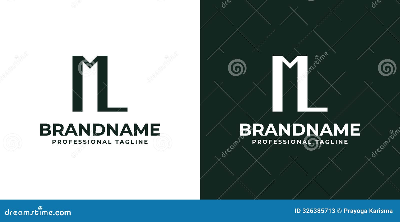 Letters ML Monogram Logo, Suitable for Any Business with LM or ML ...