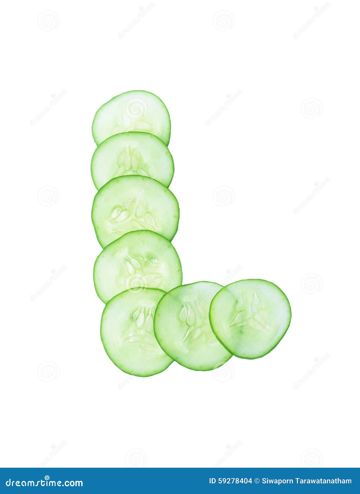 Letters and Numbers Alphabet of Cucumbers Stock Photo - Image of ...