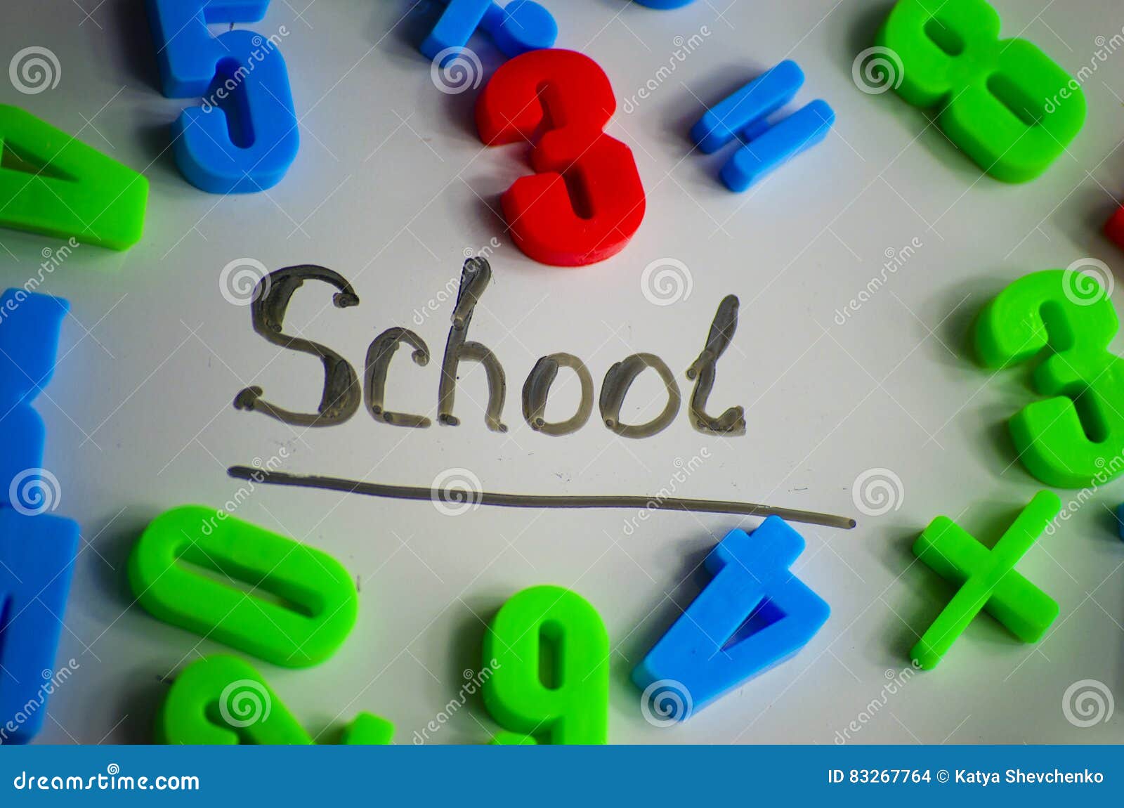 Letters and Numbers on a White Background Stock Photo - Image of ...