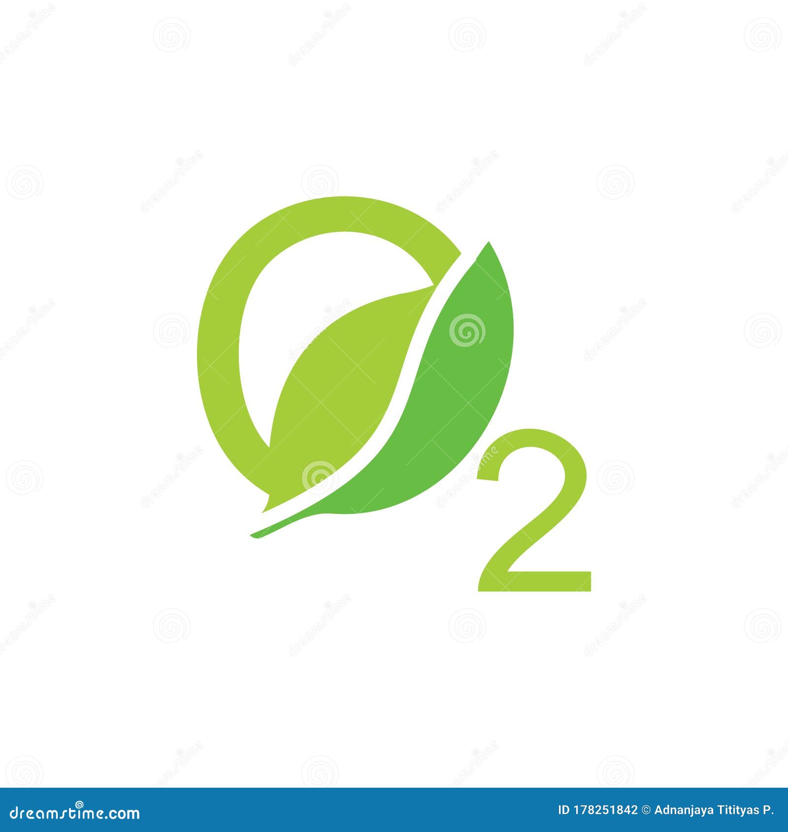 Letters O2 Leaf Shape Symbol Logo Vector Stock Vector - Illustration of ...