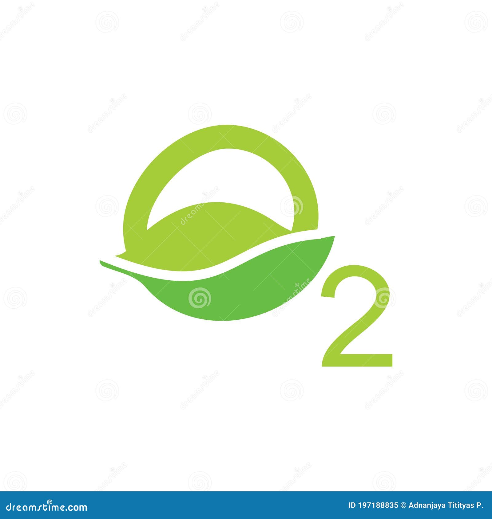 Letters O2 Leaf Shape Symbol Logo Vector Stock Vector - Illustration of ...