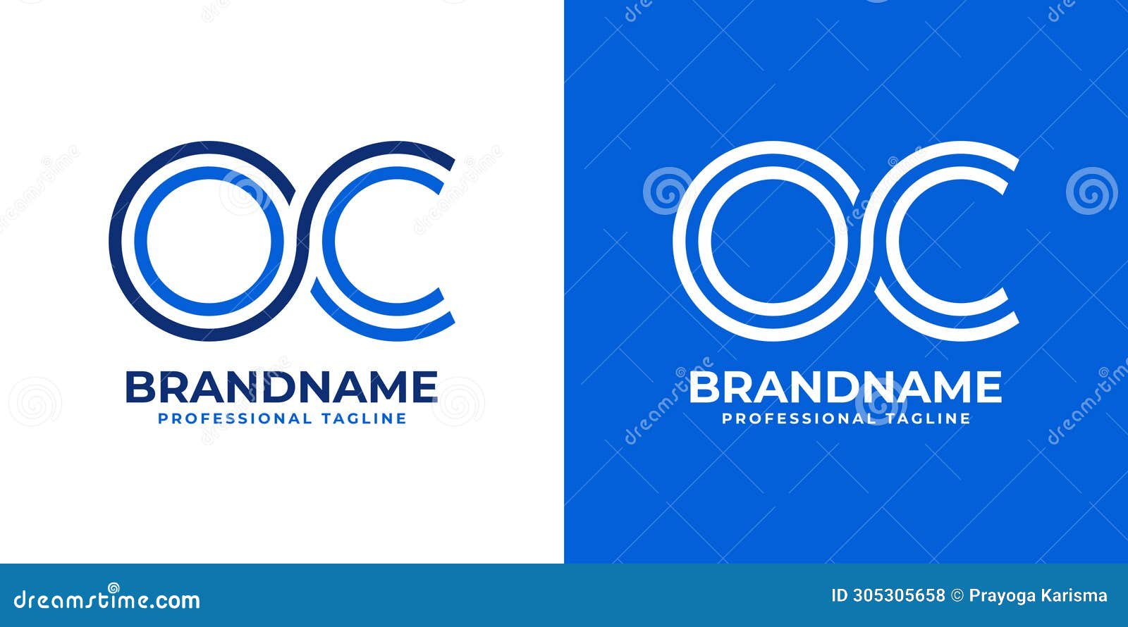 Letters OC Line Monogram Logo, Suitable for Business with OC or CO ...