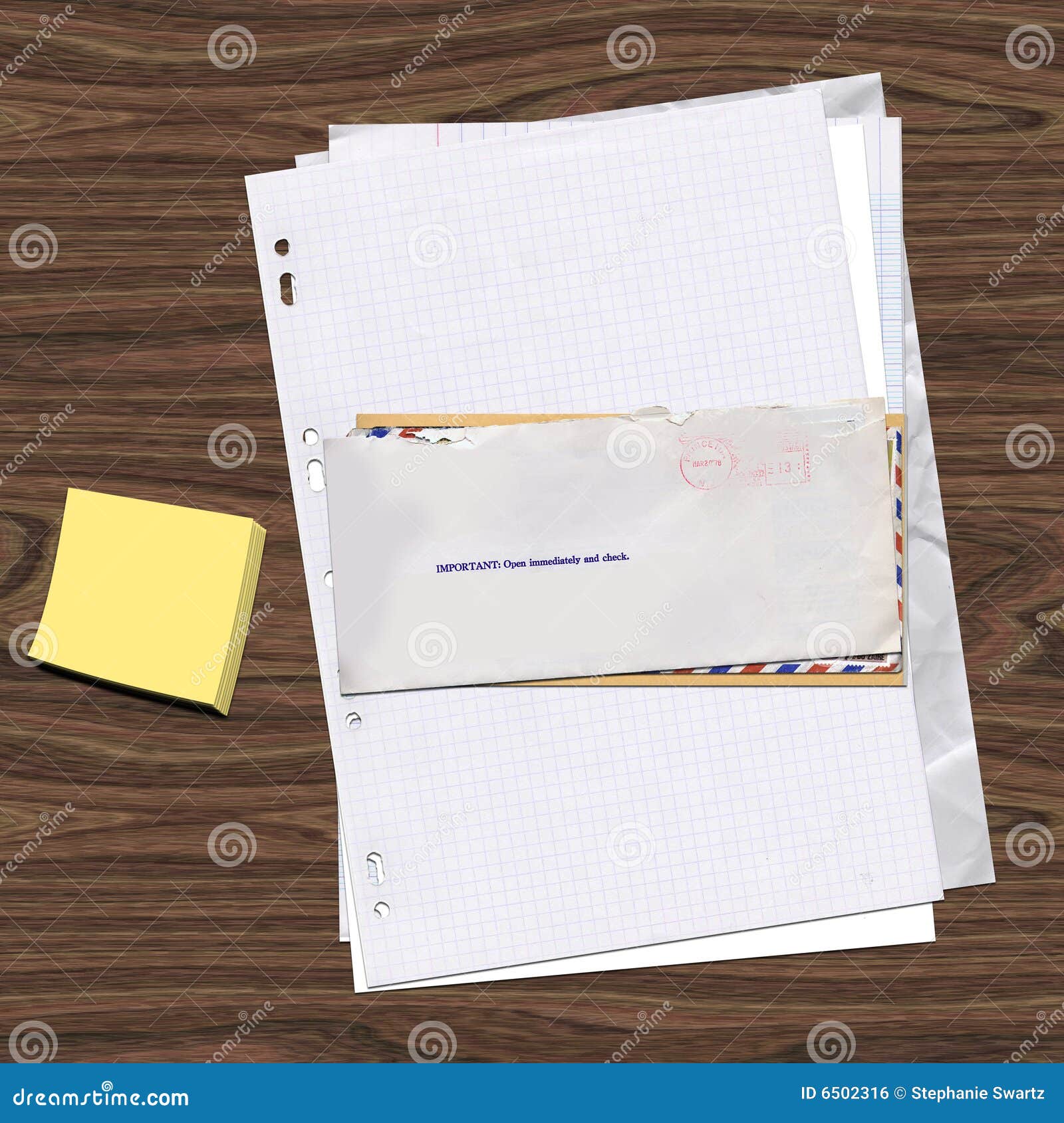 Letters and paper stock photo. Image of border, paper - 6502316