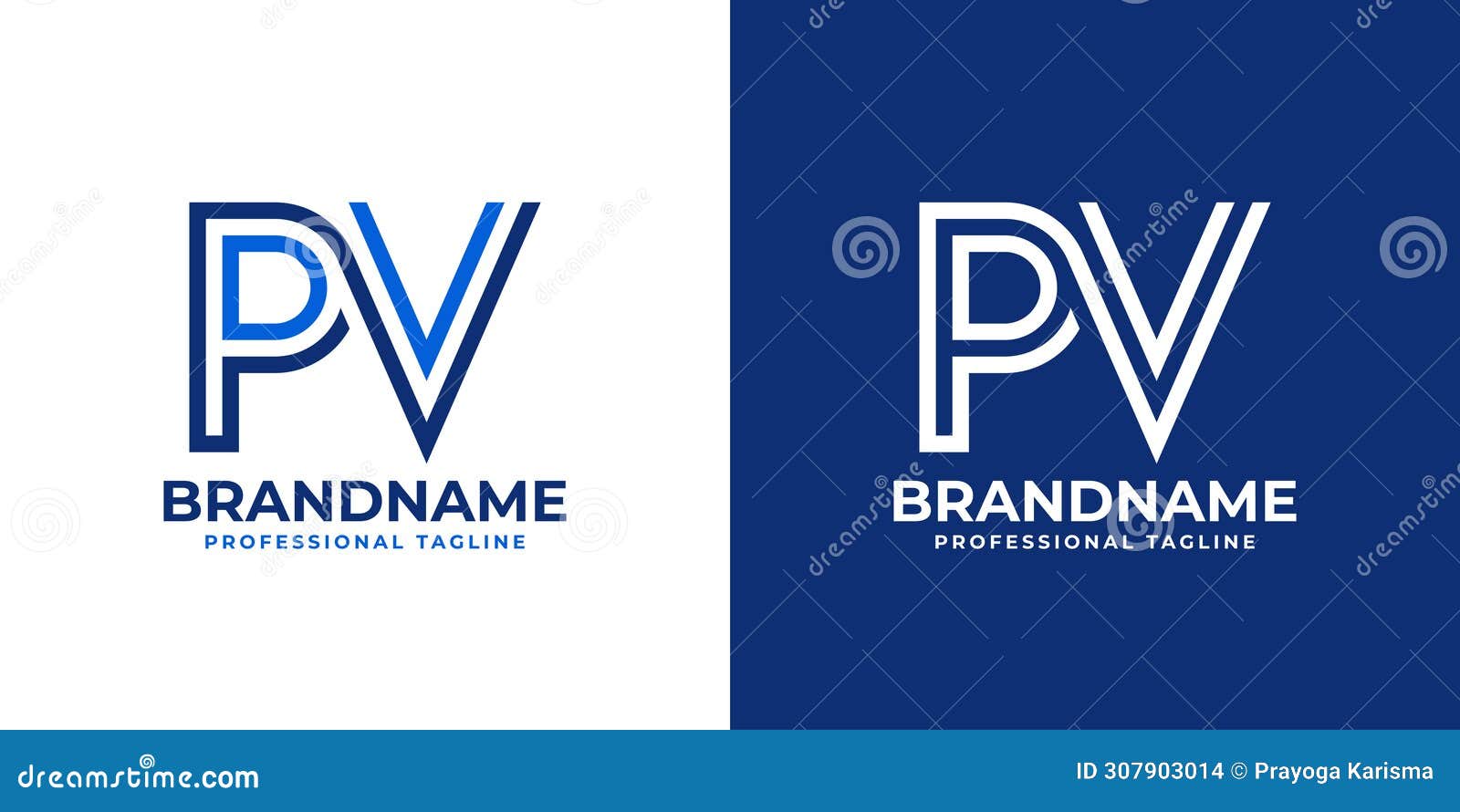 Letters PV Line Monogram Logo, Suitable for Business with PV or VP ...