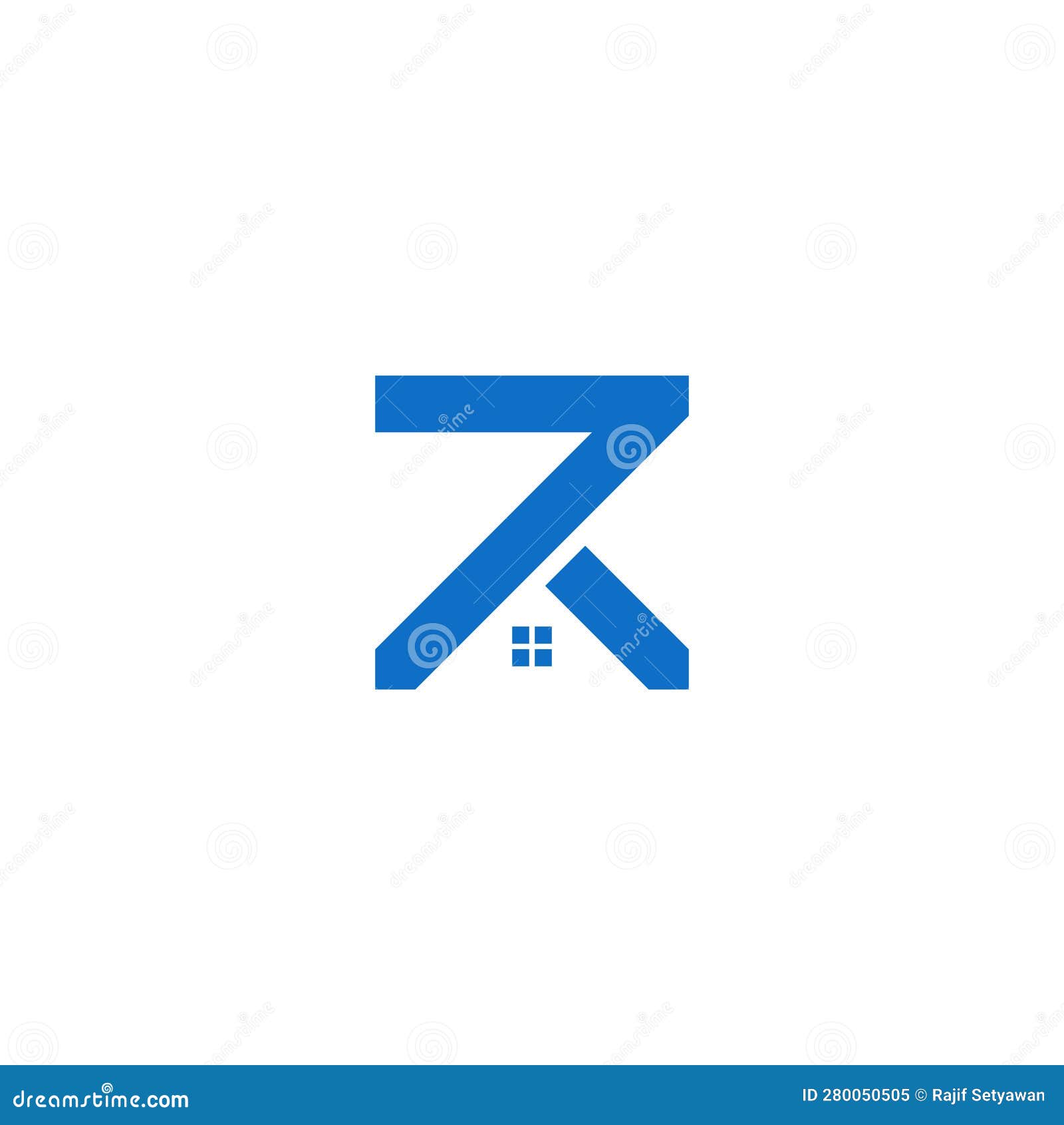 Letters R or R7 House Home Minimal Simple Modern Logo Design Vector EPS ...