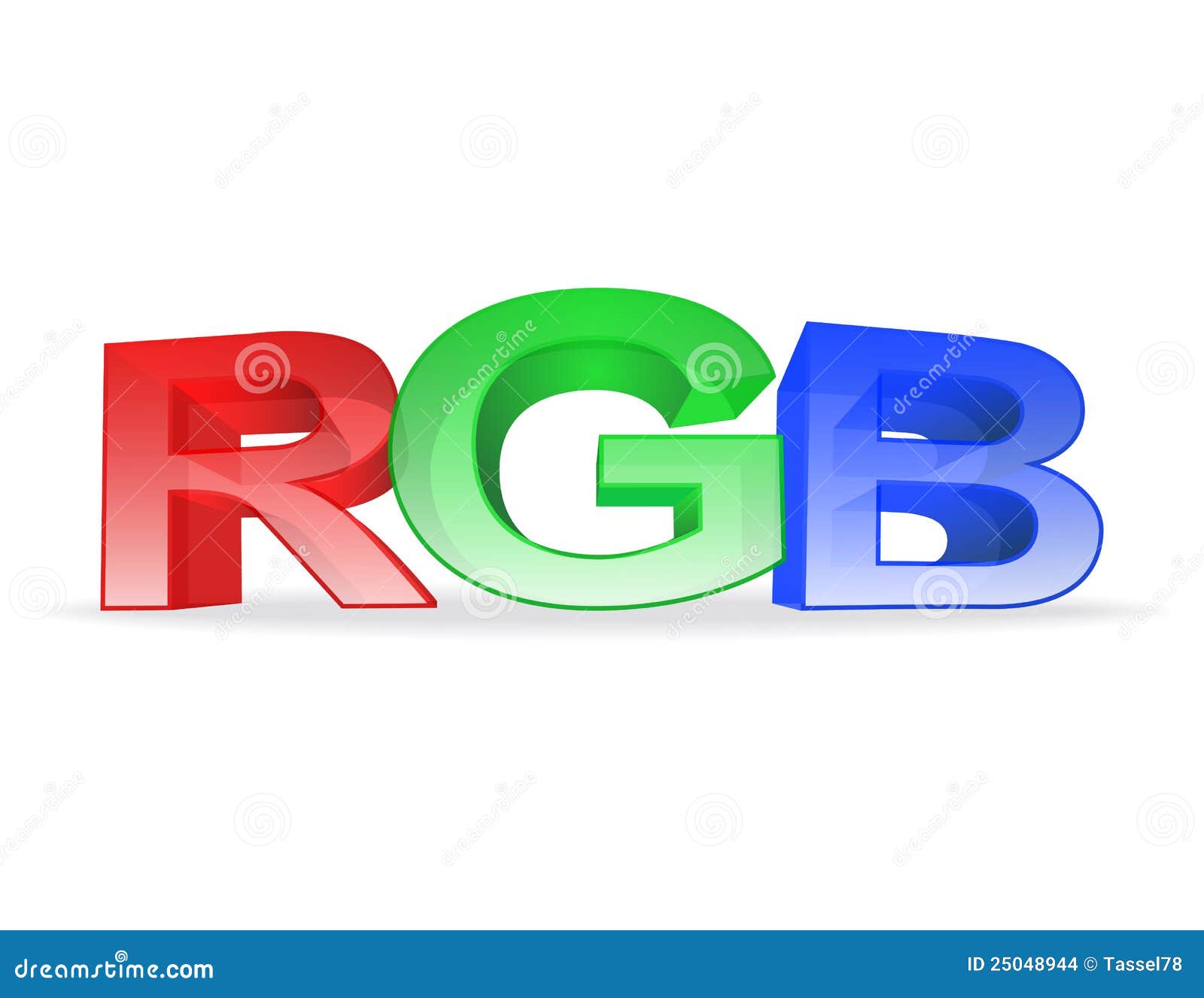 The Letters Rgb on White Background Stock Vector - Illustration of idea ...