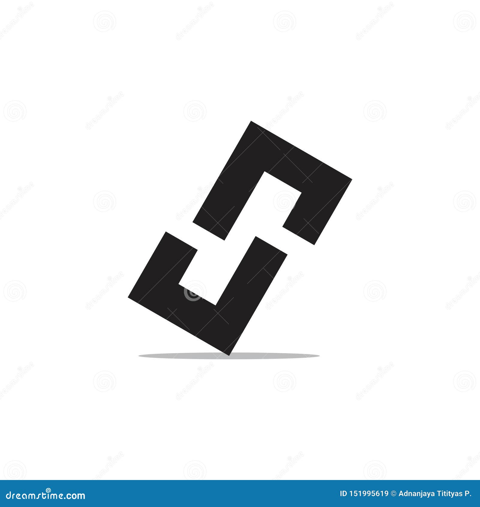 Letters Rj Simple Geometric Square Logo Vector Stock Vector ...