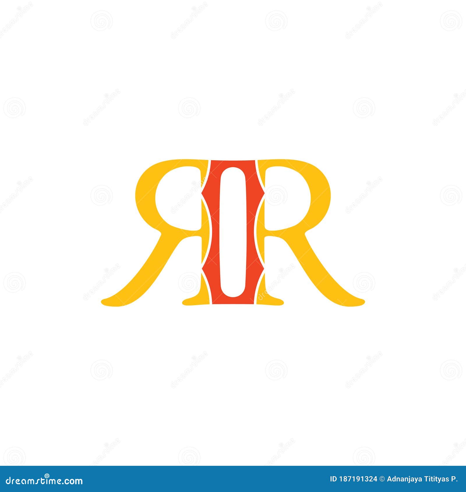 Letters Rr Simple Font Logo Vector Stock Vector - Illustration of ...