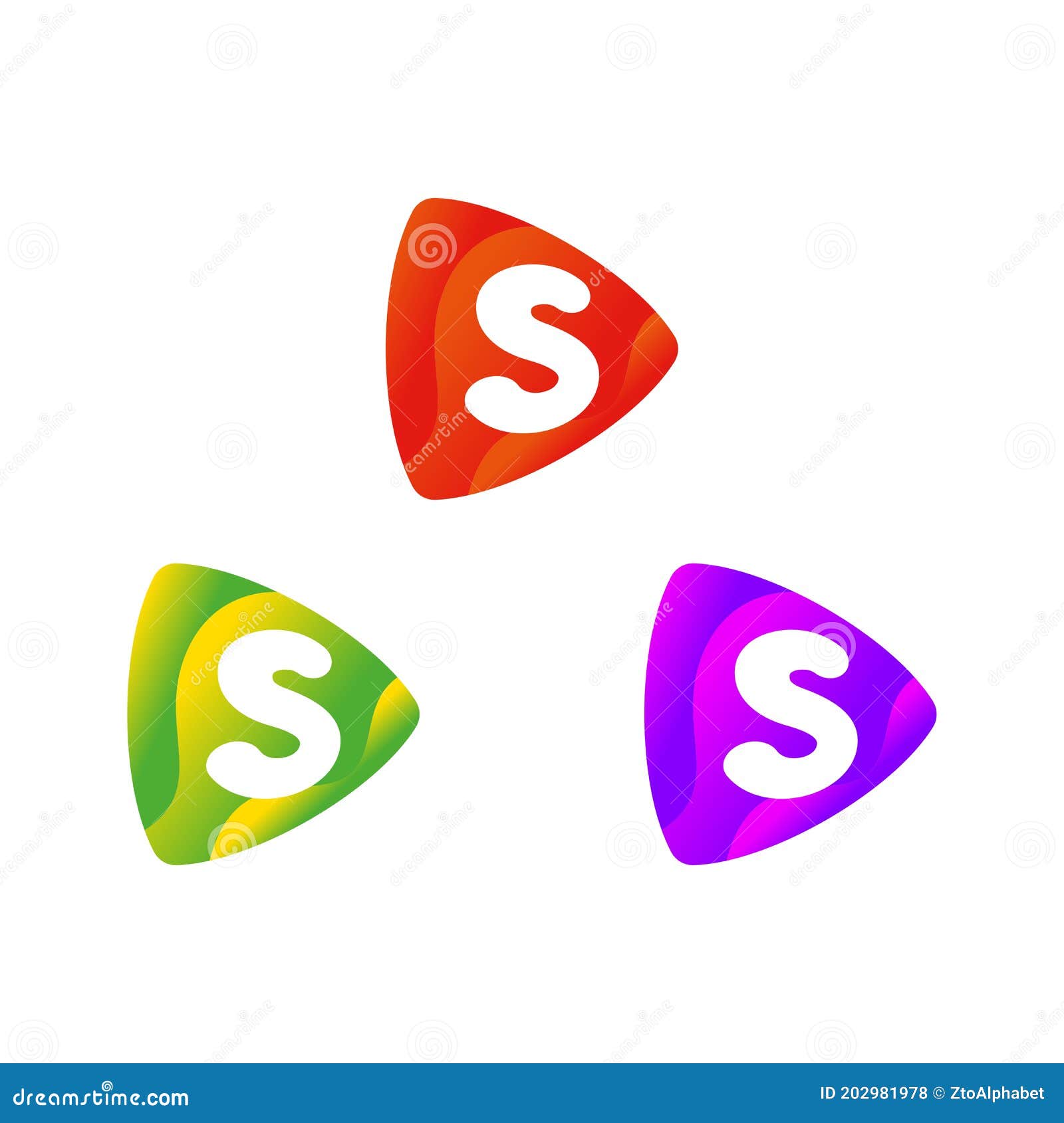 Letters S Logo Design Template Stock Vector - Illustration of abstract, doodle: 202981978
