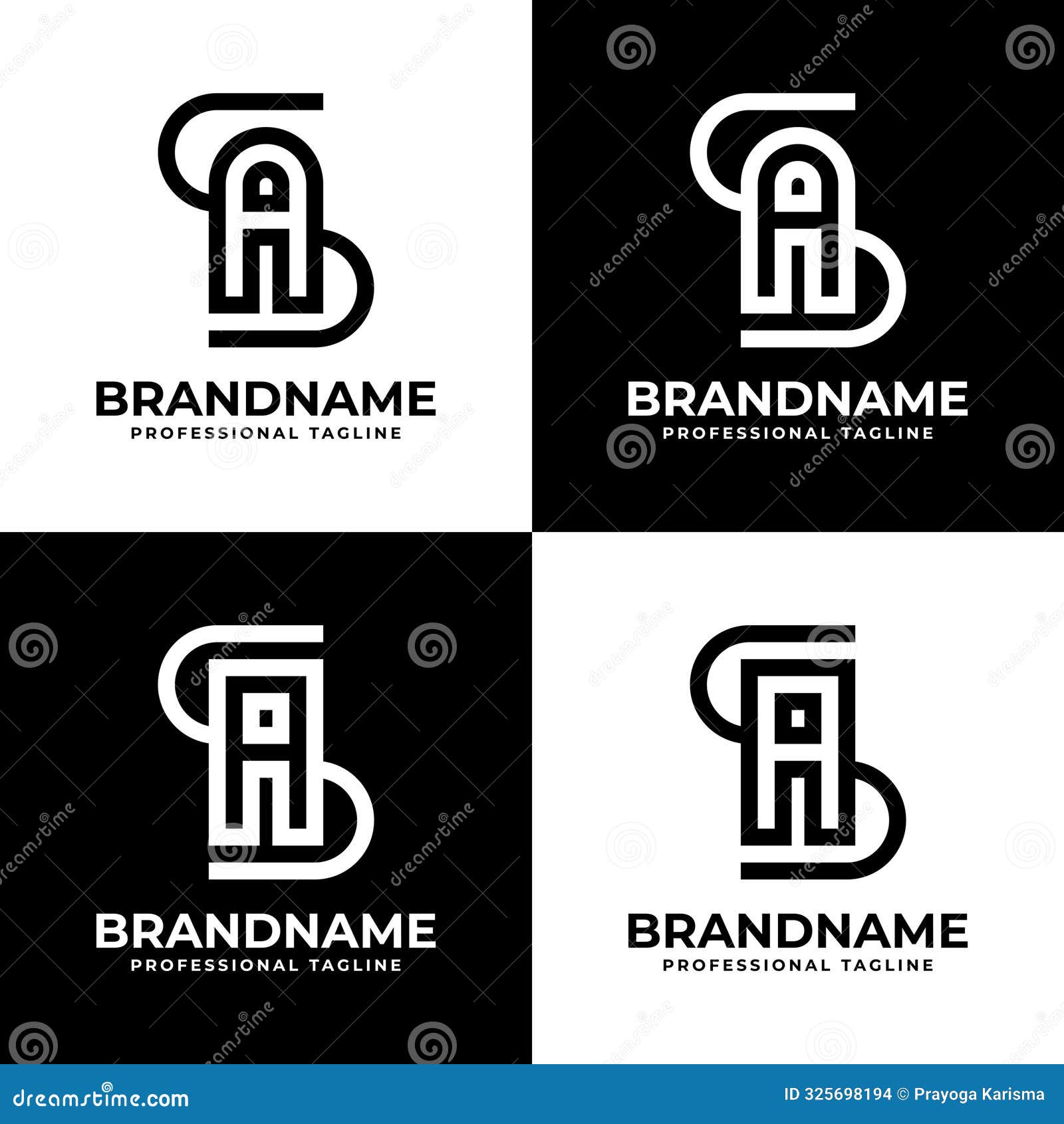 Letters SA Monogram Logo, Suitable for Any Business with SA or AS ...
