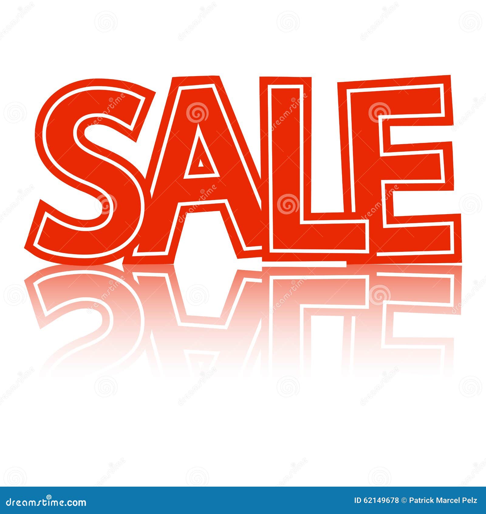 Letters SALE with Reflection Stock Vector - Illustration of final, sale ...