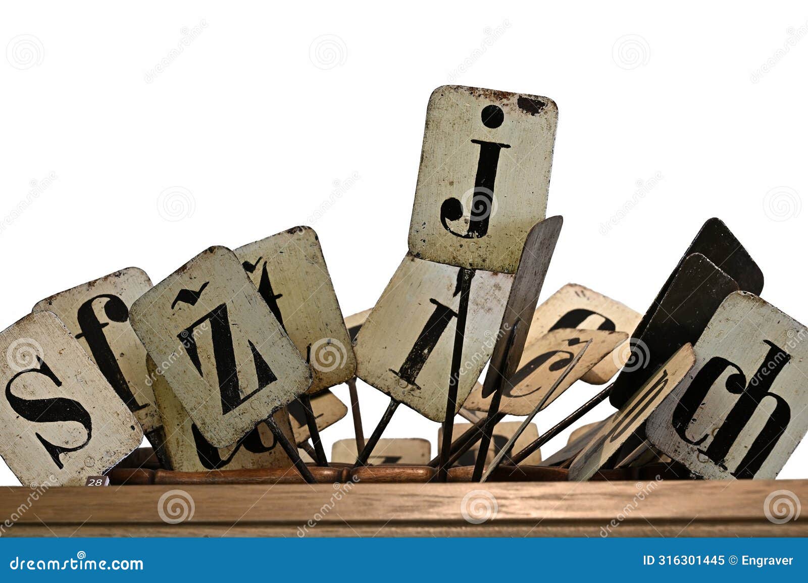 Letters School Old Tool Objects Stock Image - Image of metal, tool ...