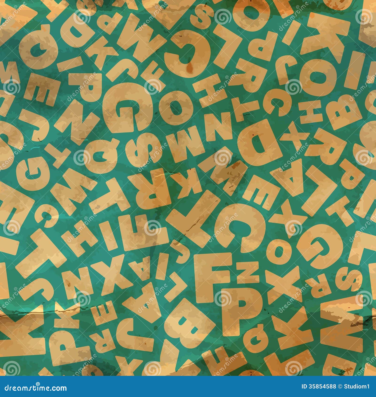 Letters. Seamless pattern. stock vector. Illustration of infinity ...