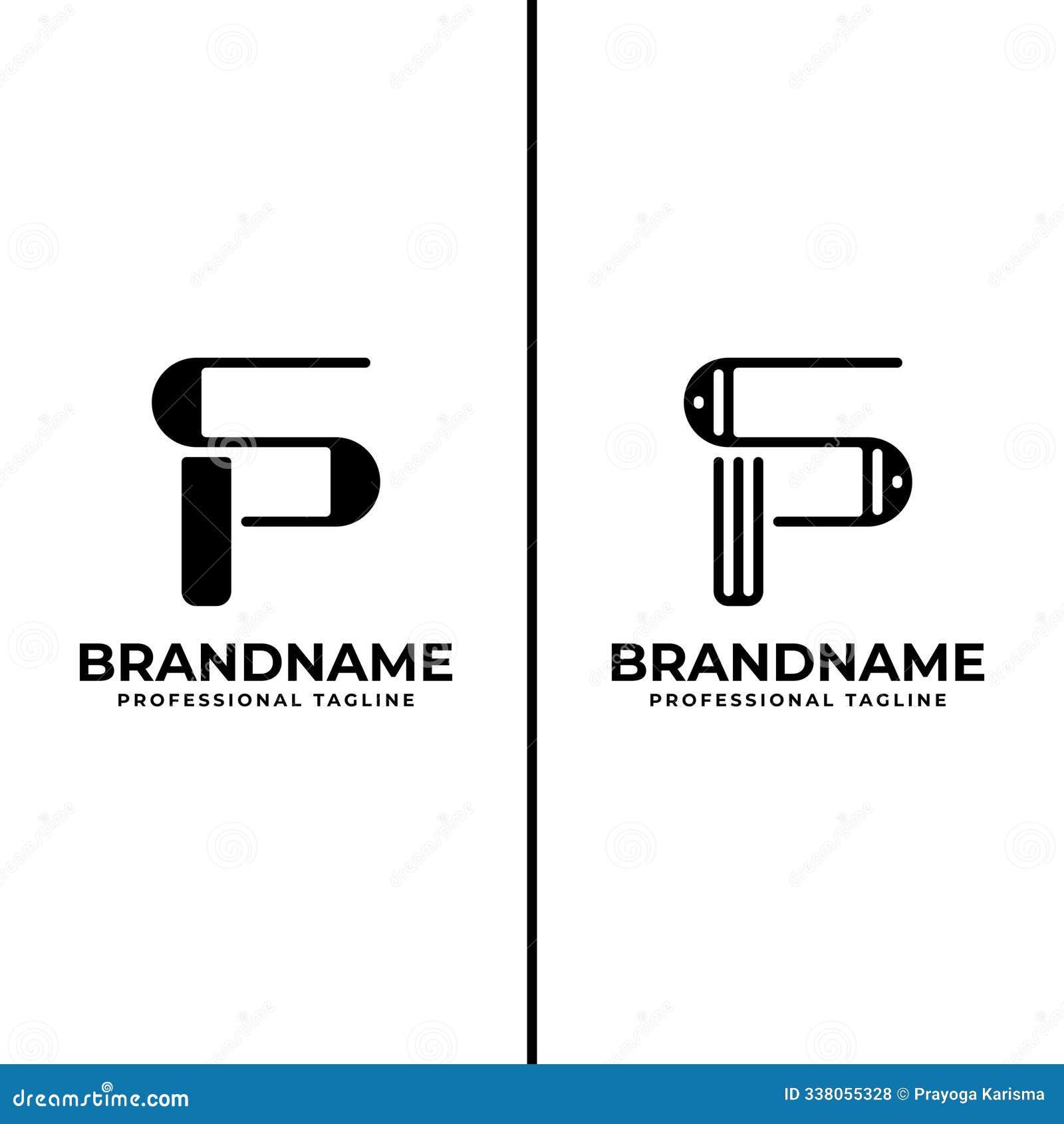 Letters SP Monogram Logo, Suitable for Any Business with SP or PS ...
