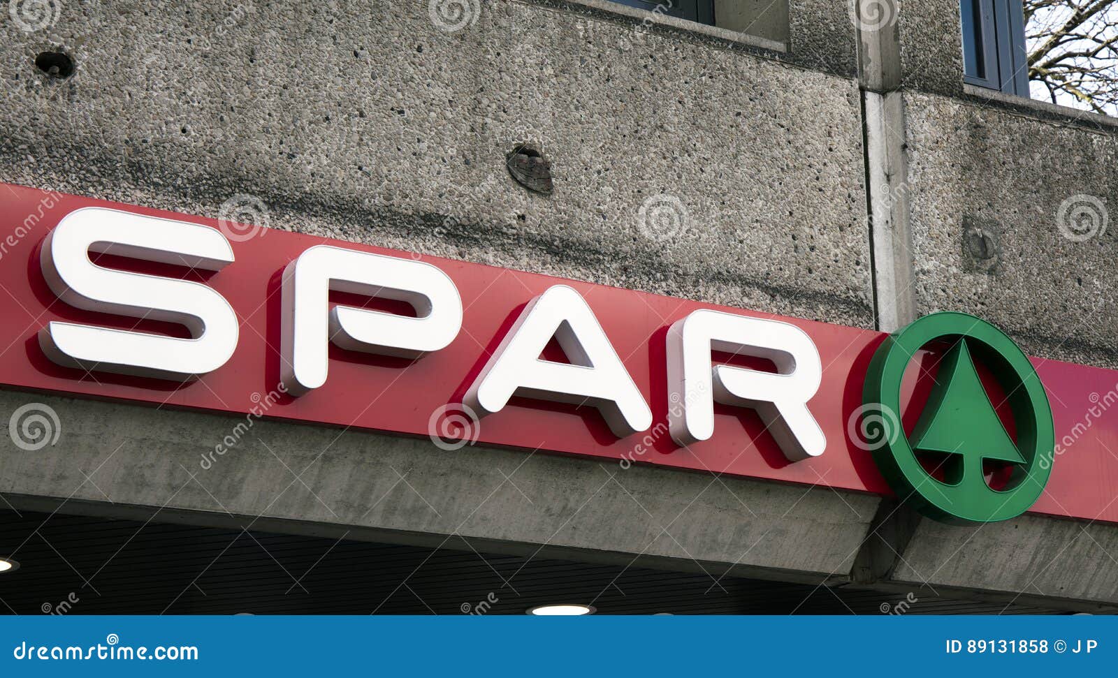 Letters Spar on a Facade in Amsterdam Editorial Stock Photo - Image of ...