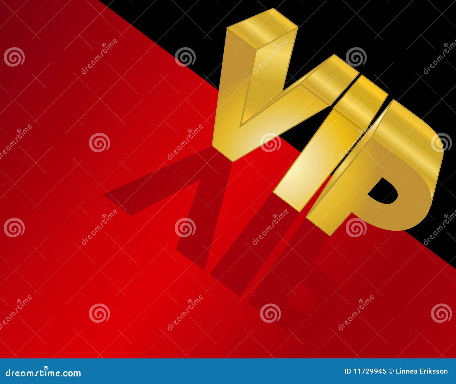 Letters Spelling VIP on the Red Carpet Stock Vector - Illustration of ...
