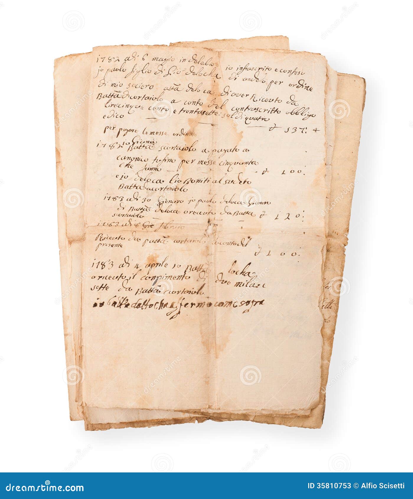 Old Letters, Handwritings, Vintage Postcards. Grungy Paper Texture ...