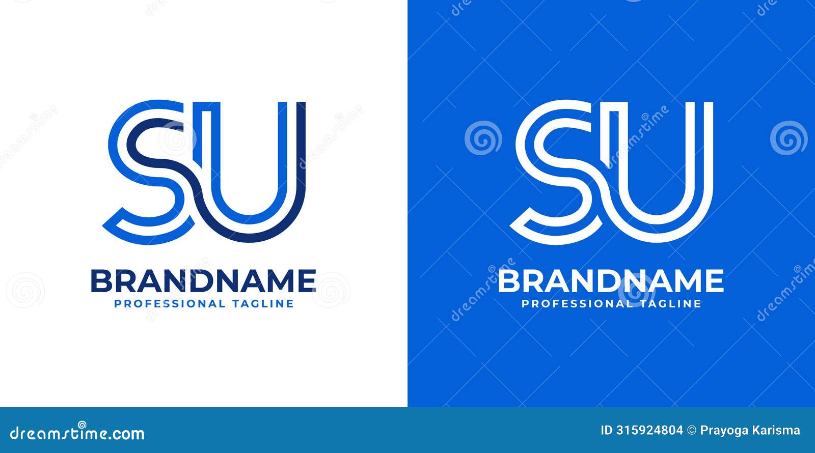 Letters SU Line Monogram Logo, Suitable for Business with SU or US ...
