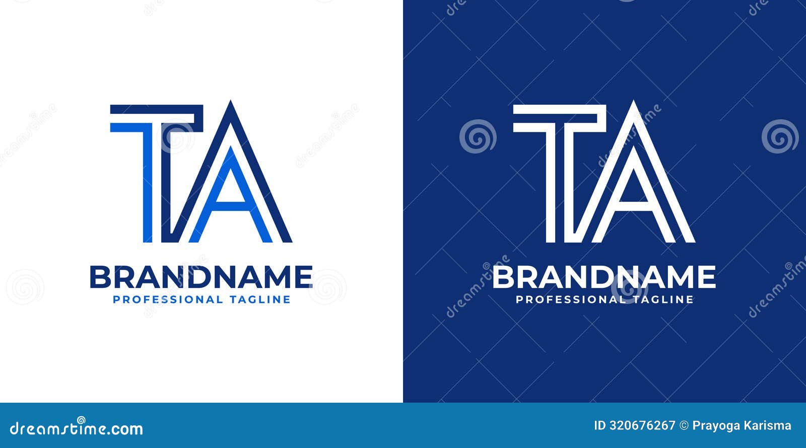 Letters TA Line Monogram Logo, Suitable for Business with TA or at ...