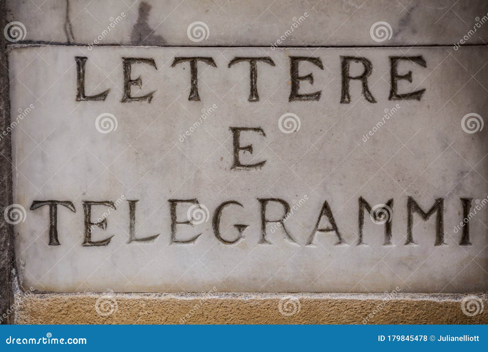 Letters and Telegrams in Italian Stock Photo - Image of concept, grunge ...