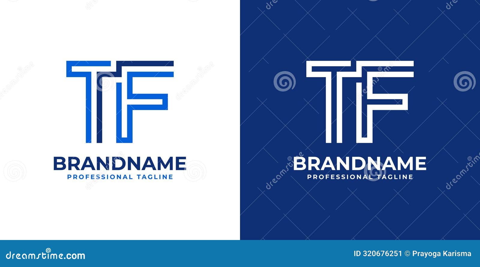 Letters TF Line Monogram Logo, Suitable for Business with TF or FT ...