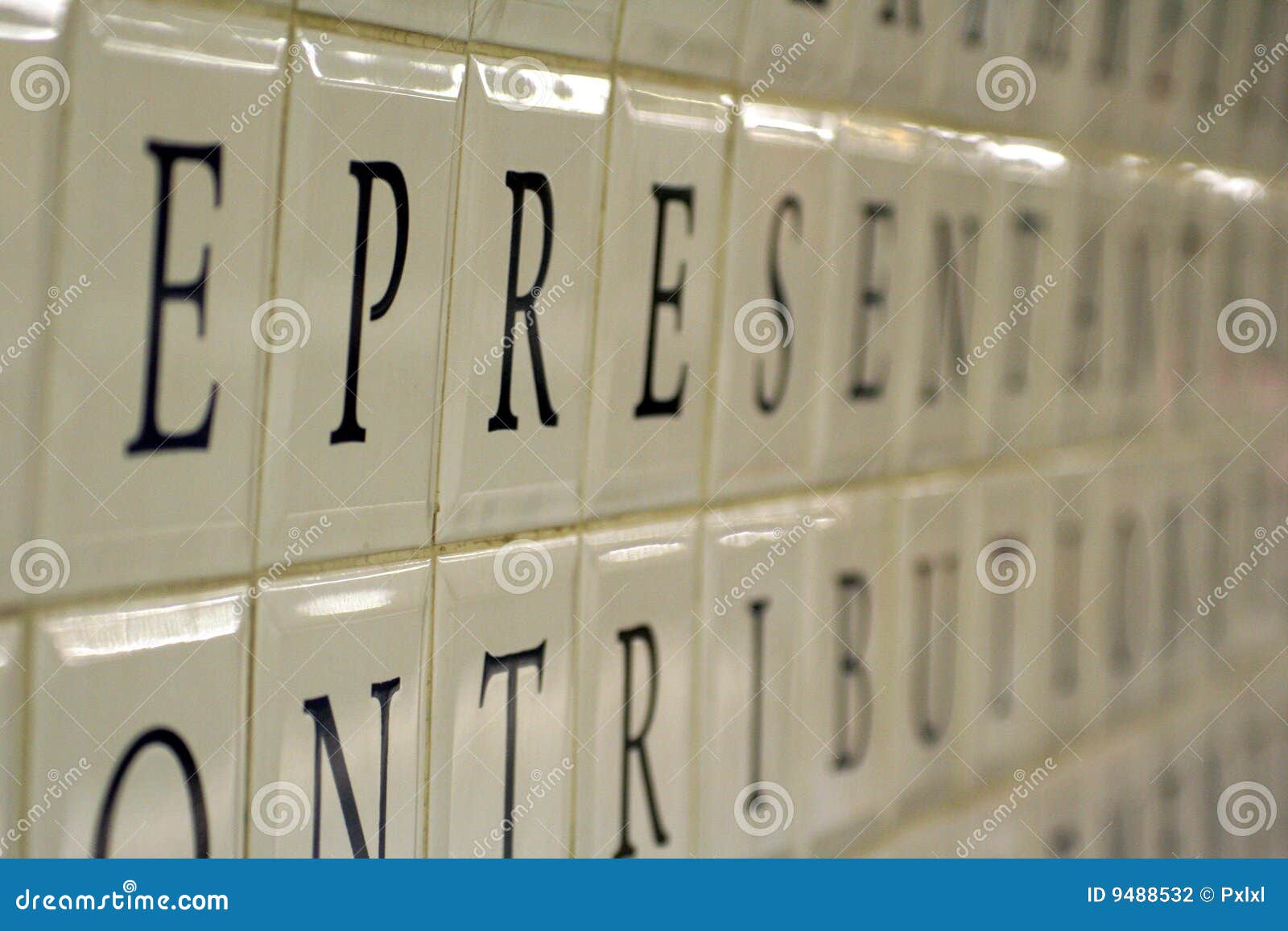 Letters on tiles stock photo. Image of carved, background - 9488532