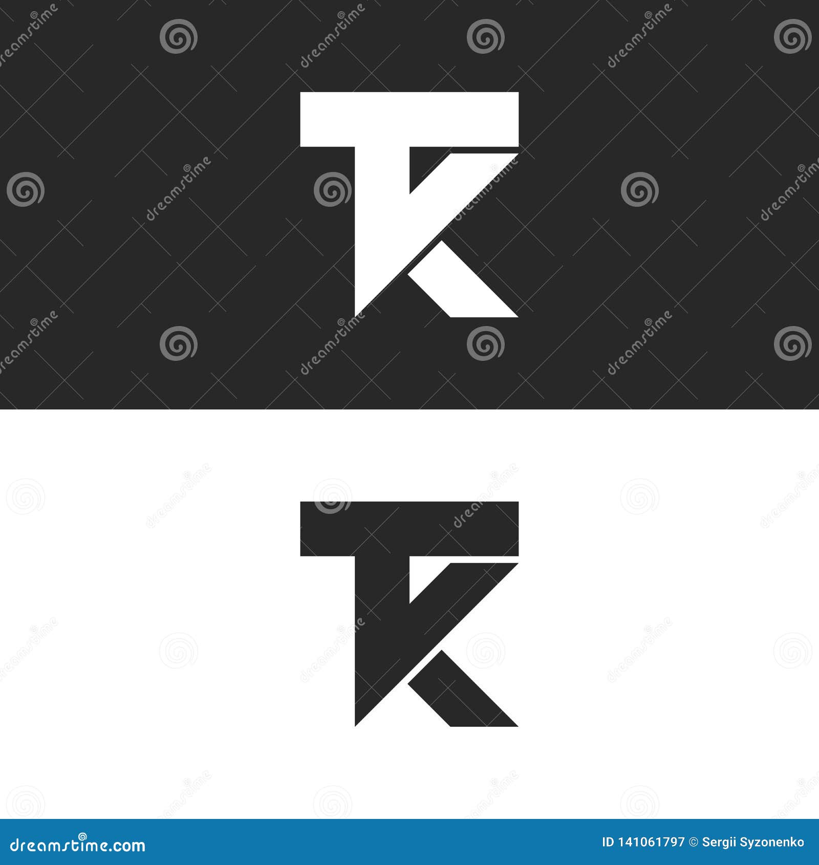 Letters TK Logo Monogram, Combination Two Letters T and K Initials ... Letters TK Logo Monogram, Combination Two Letters T and K Initials ...