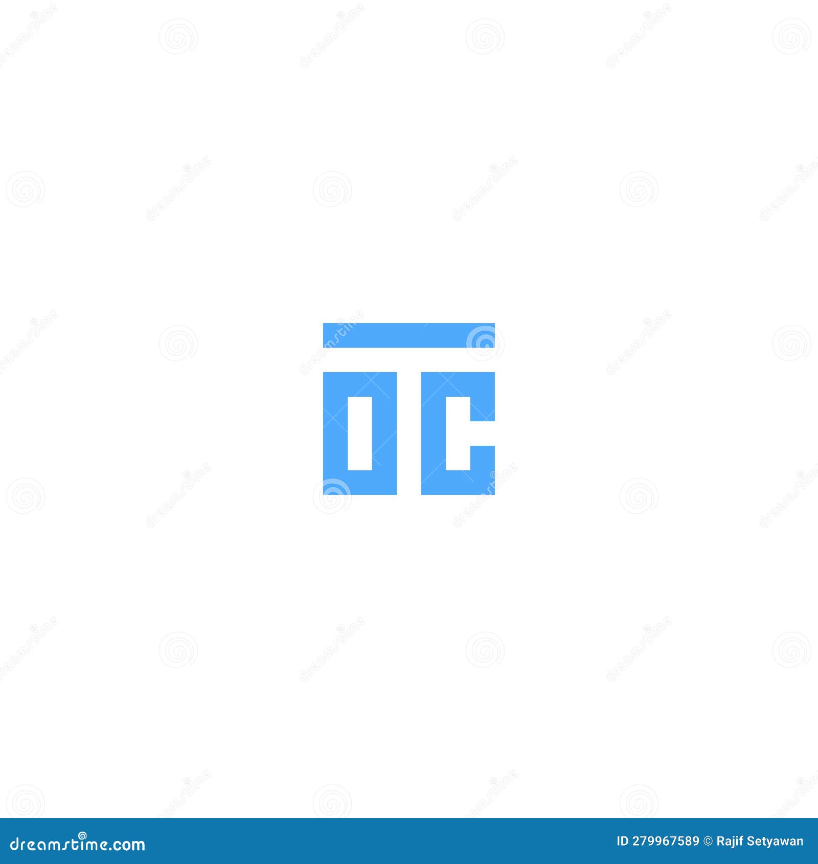 Letters TOC OCT Square Logo Design Stock Vector - Illustration of ...