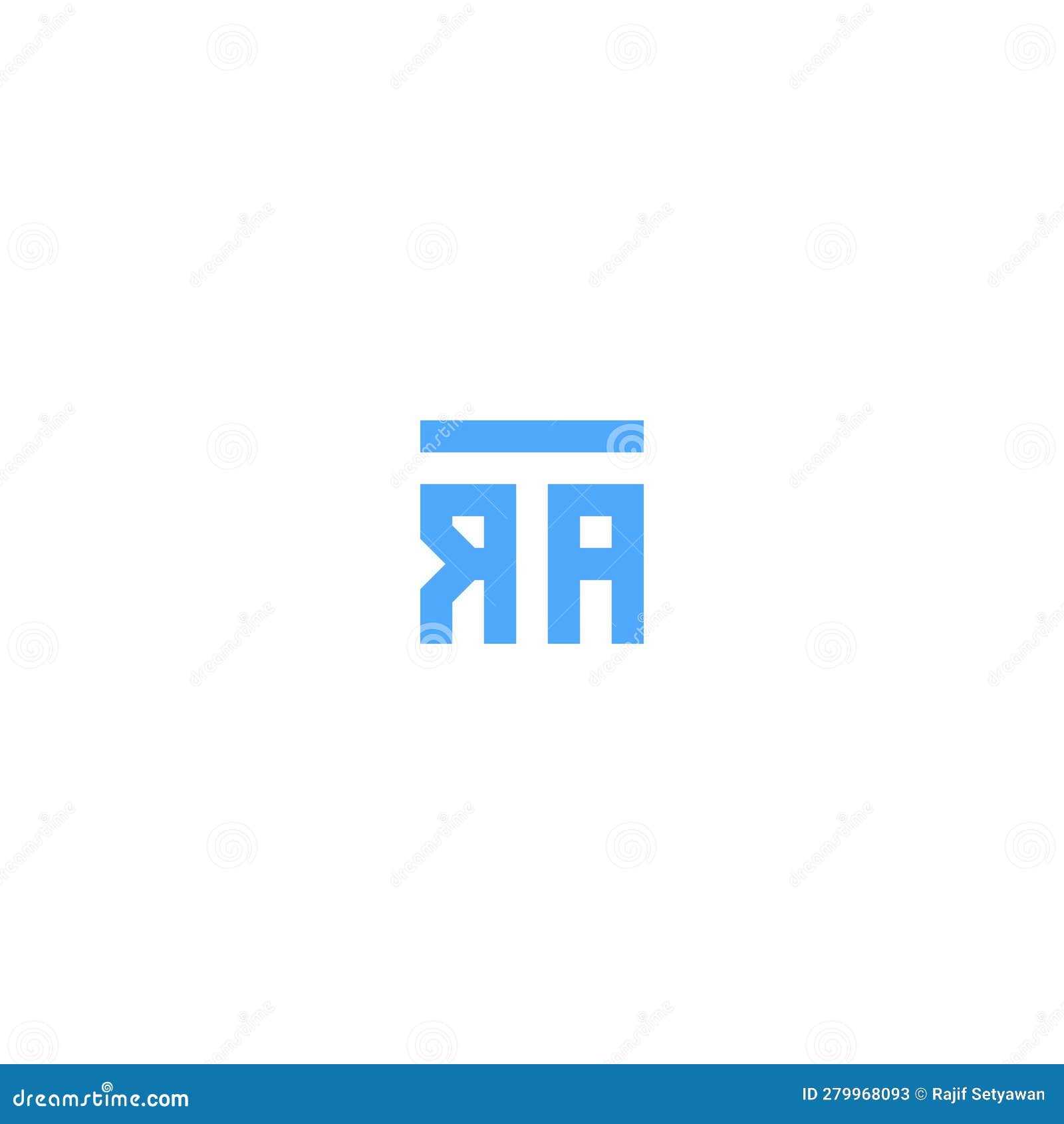 Letters TRA RAT Square Logo Design Stock Vector - Illustration of ...