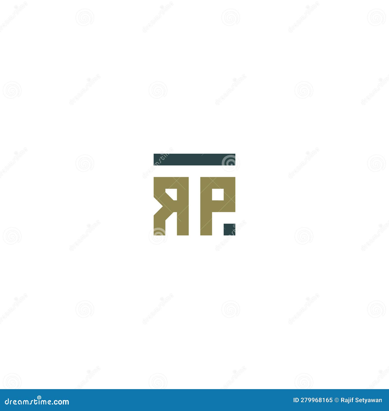 Letters TRP RPT Square Logo Design Stock Vector - Illustration of ...