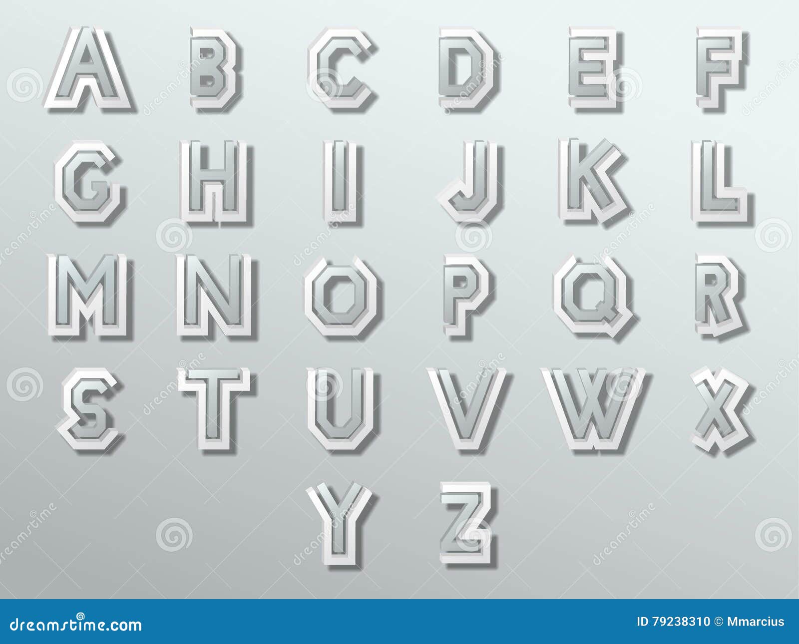 Letters stock vector. Illustration of drawn, calligraphy - 79238310