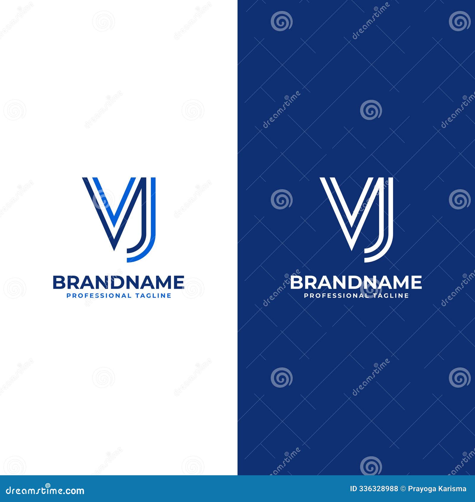 Letters VJ Line Monogram Logo, Suitable for Business with JV or VJ ...