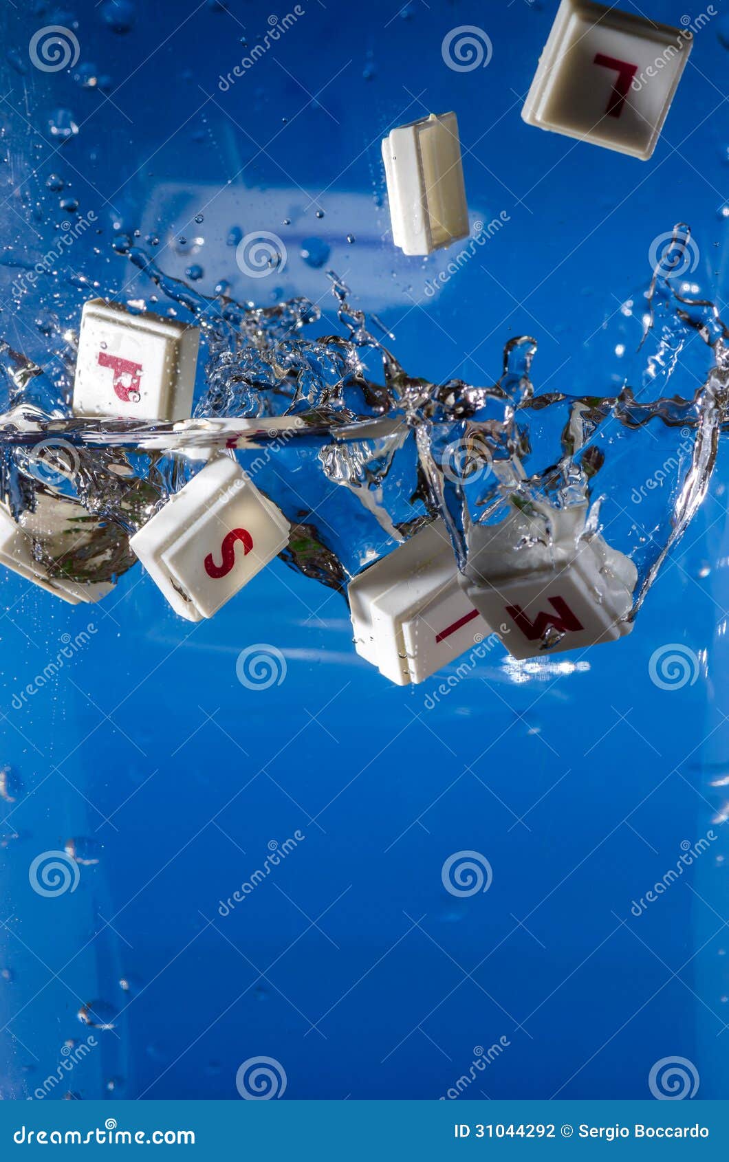 Letters in the water stock photo. Image of drops, swirl - 31044292