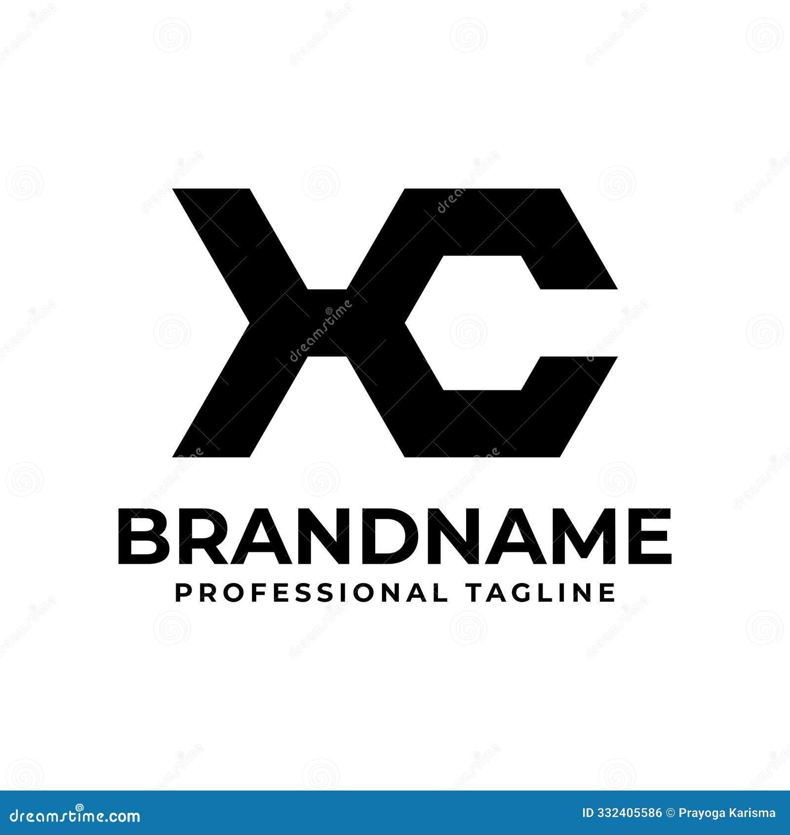 Letters XC Hexagon Logo, Suitable for Any Business with CX or XC ...