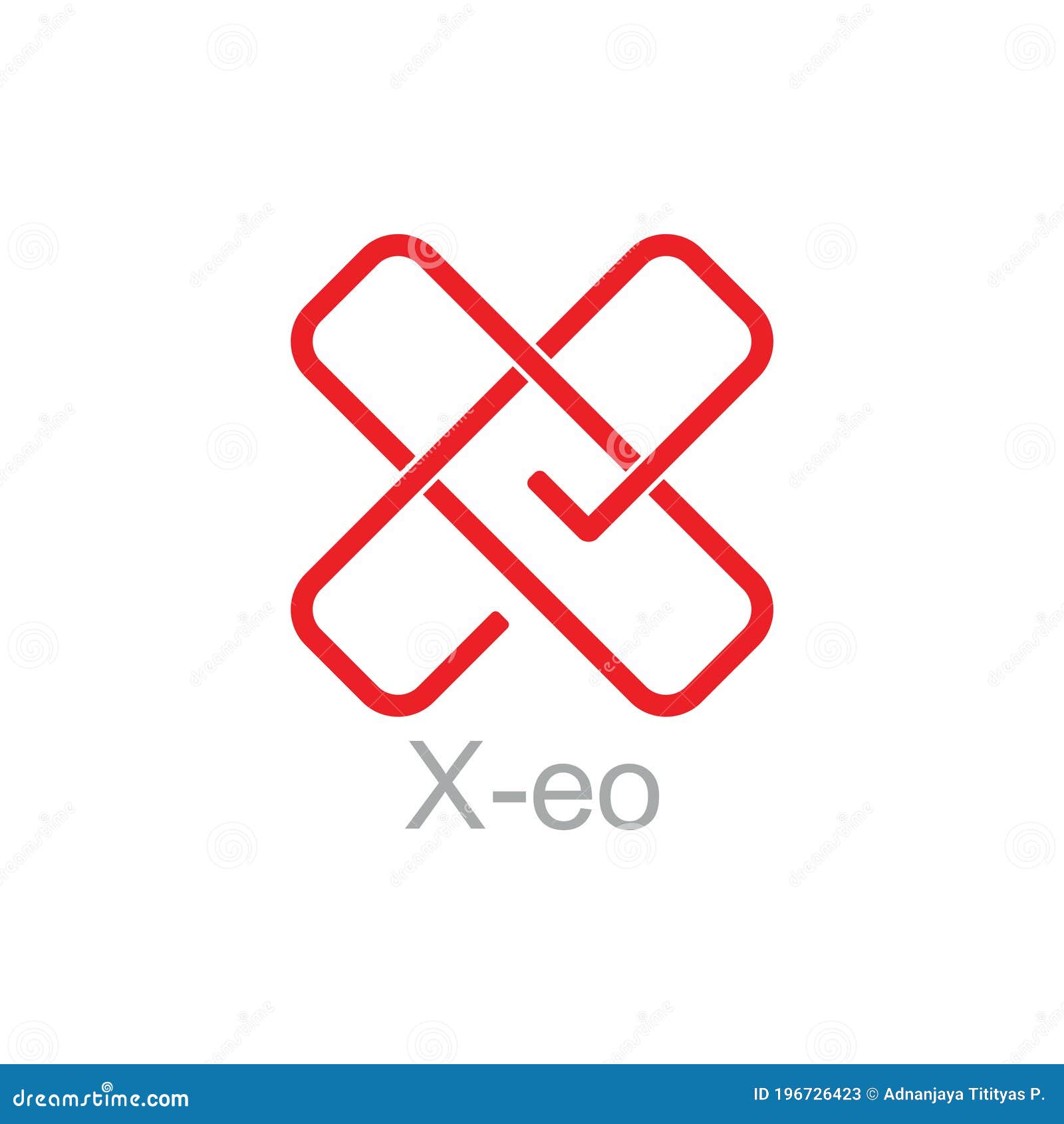 Letters Xeo Linked Lines Logo Stock Vector - Illustration of consulting ...