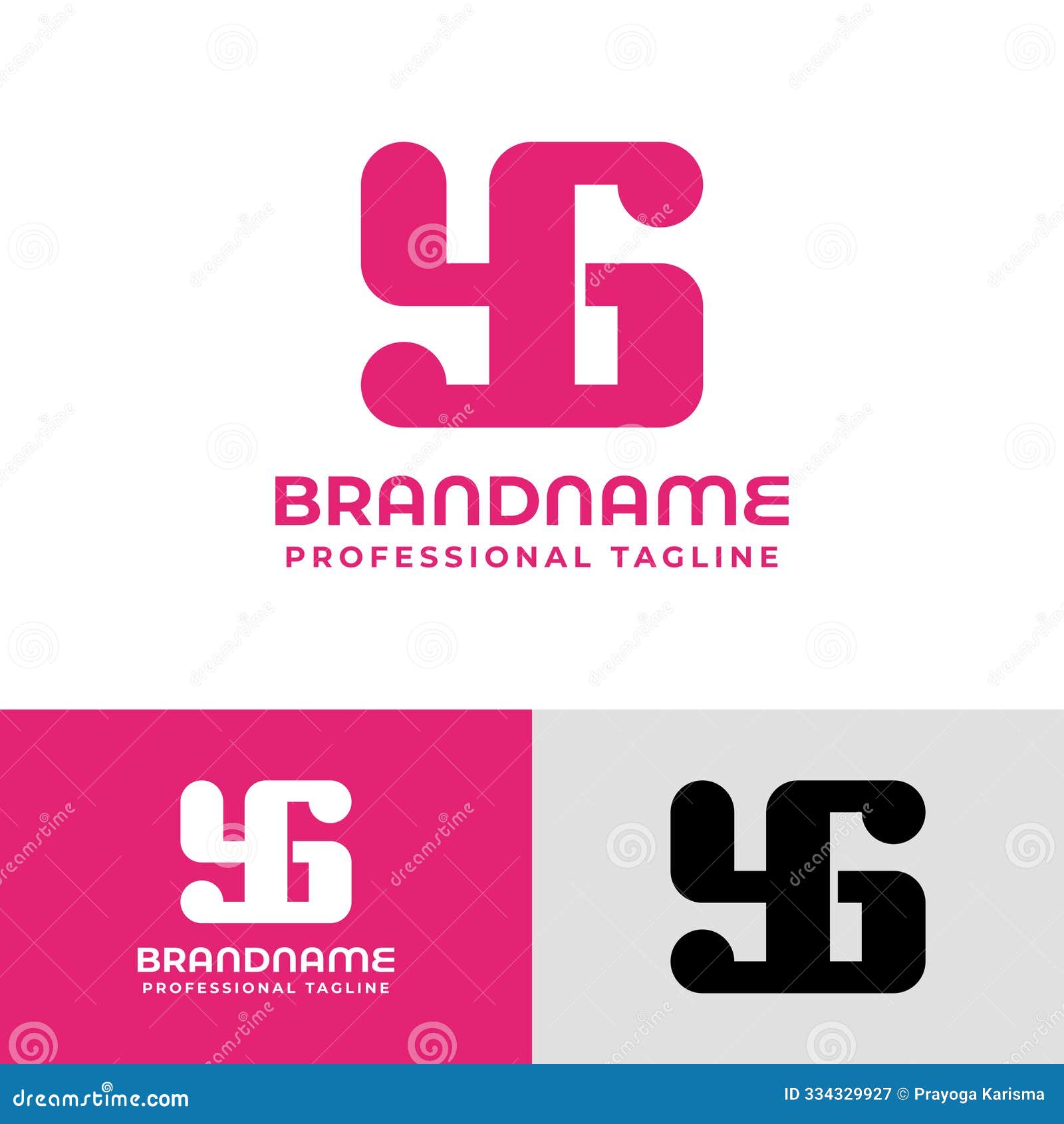 Letters YG Monogram Logo, Great for Multisector Company Branding Stock ...