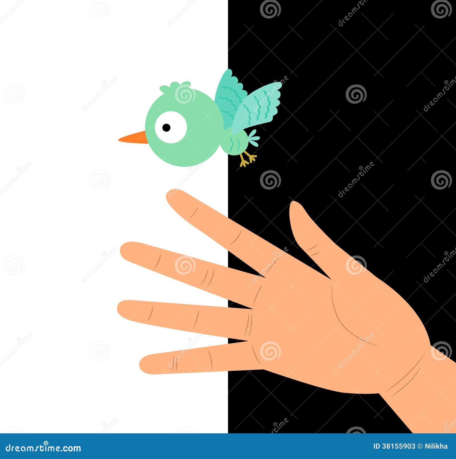 Letting go stock illustration. Illustration of freedom - 38155903