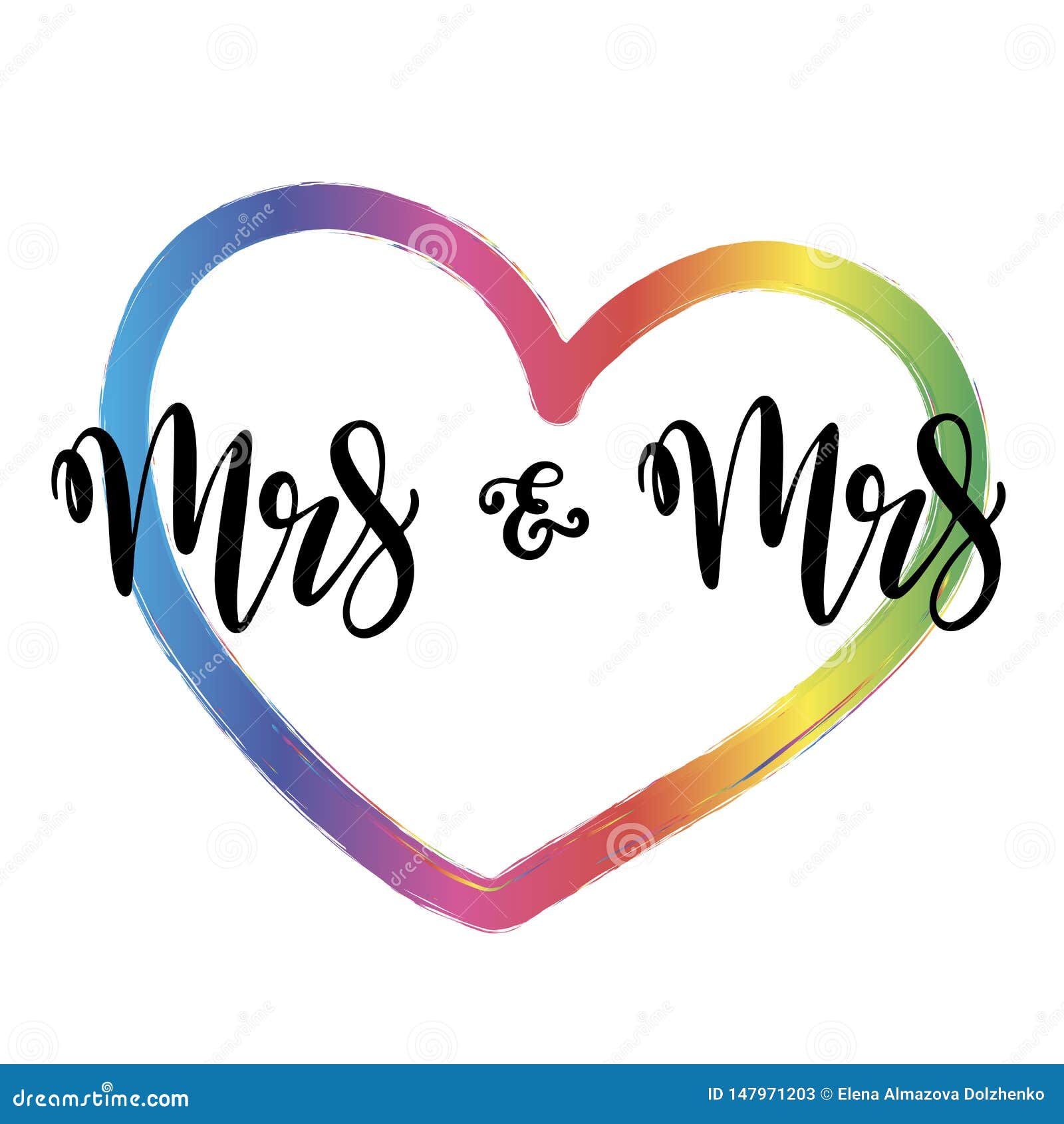 Lettrage De Fiert De Lgbt Pour Le Mariage Homosexuel Illustration De