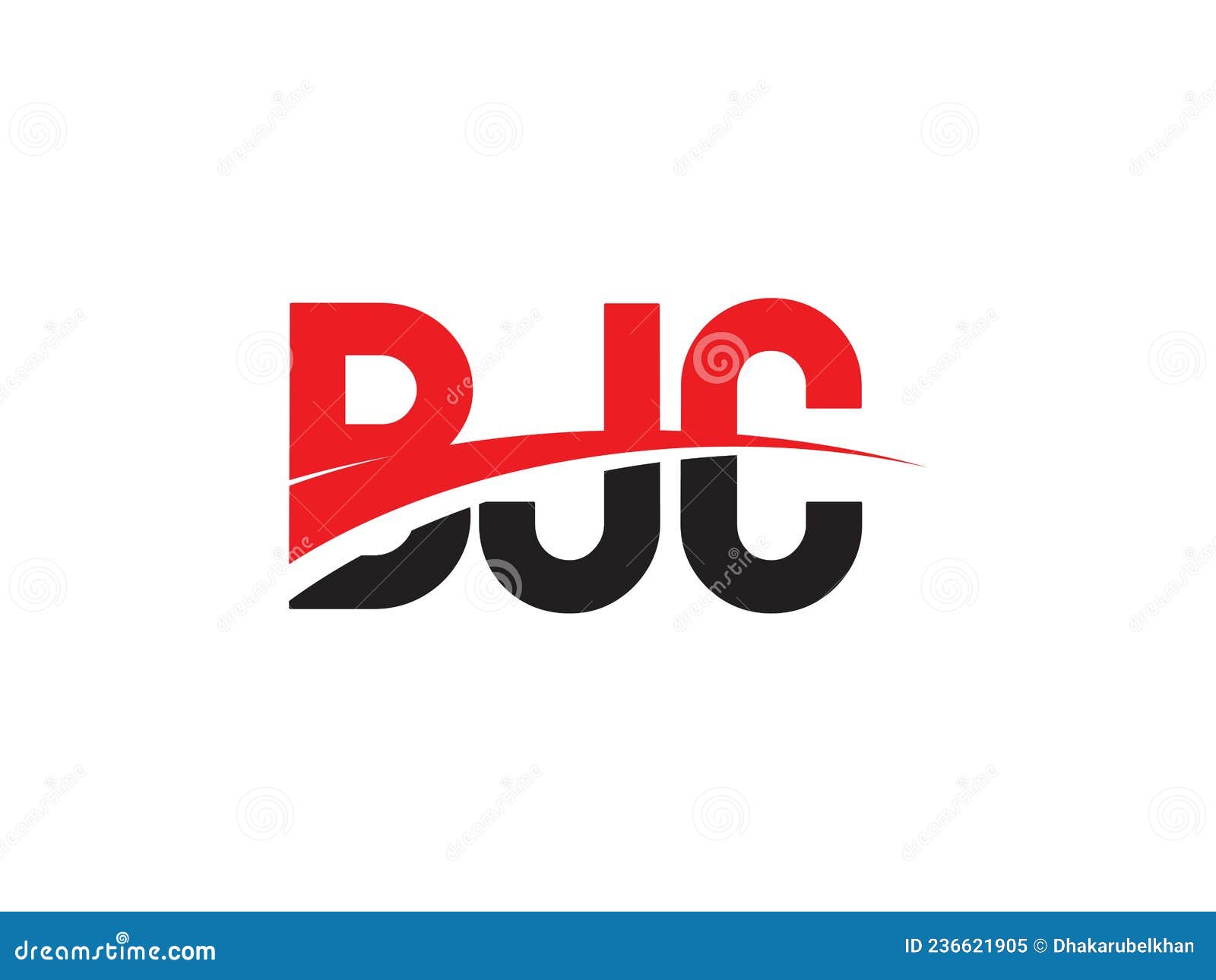 Lettre Bjc Illustration Du Vecteur De Conception Du Logo Initial ...