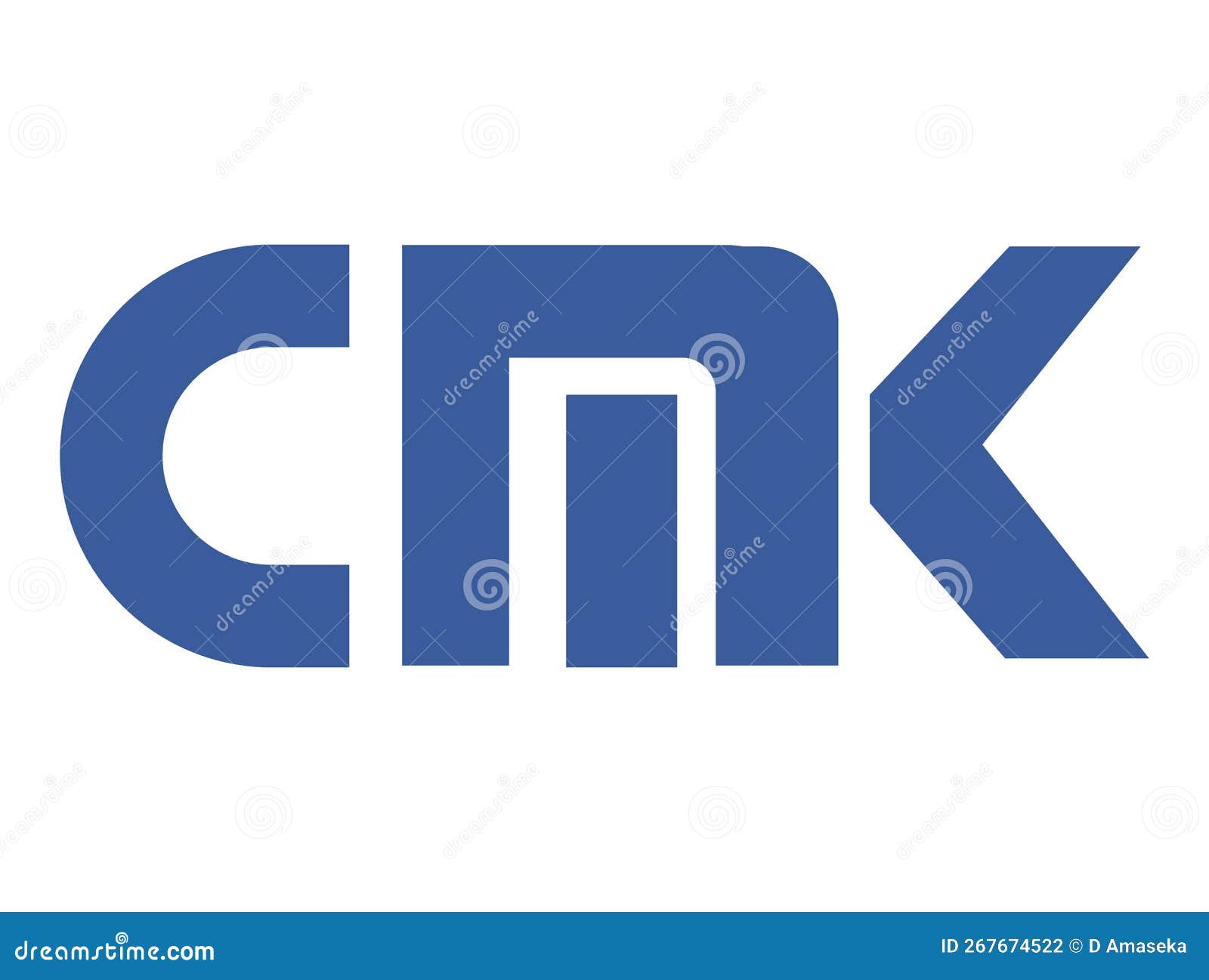 Lettre Cmk Design Moderne Logo Illustration de Vecteur - Illustration ...
