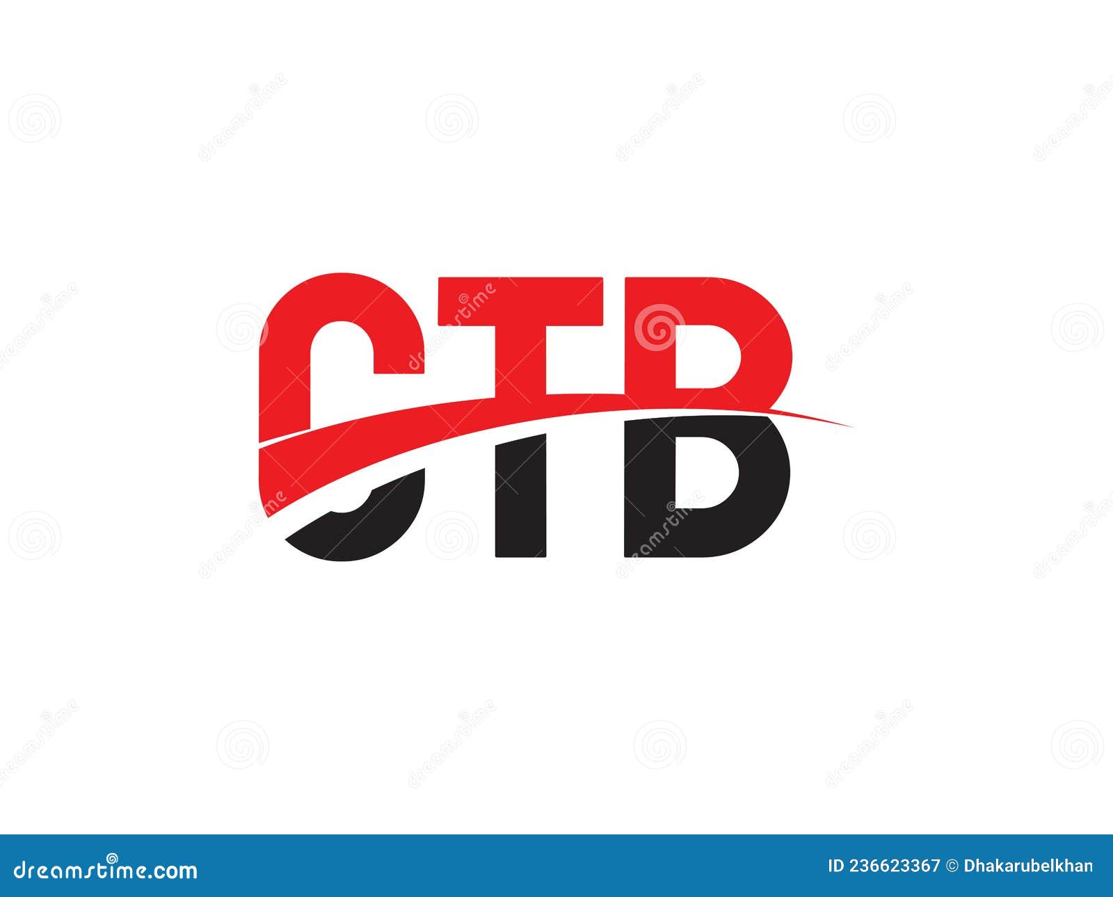 Lettre Ctb - Logo Initial Illustration Vectorielle De Conception ...