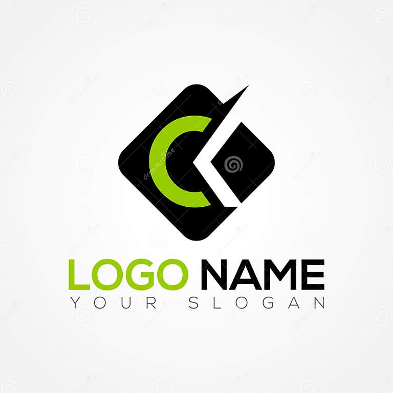 Lettre de cpk Logo Design illustration de vecteur. Illustration du logo ...