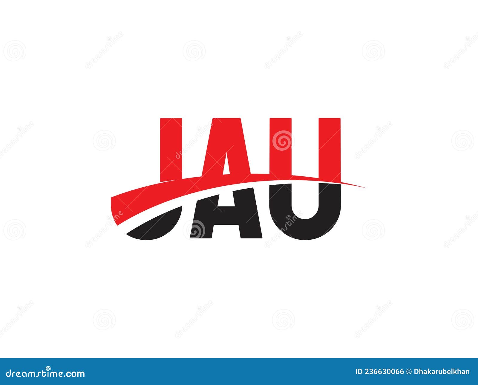 Lettre Jau Logo Initial Dessin Vectoriel Illustration de Vecteur ...