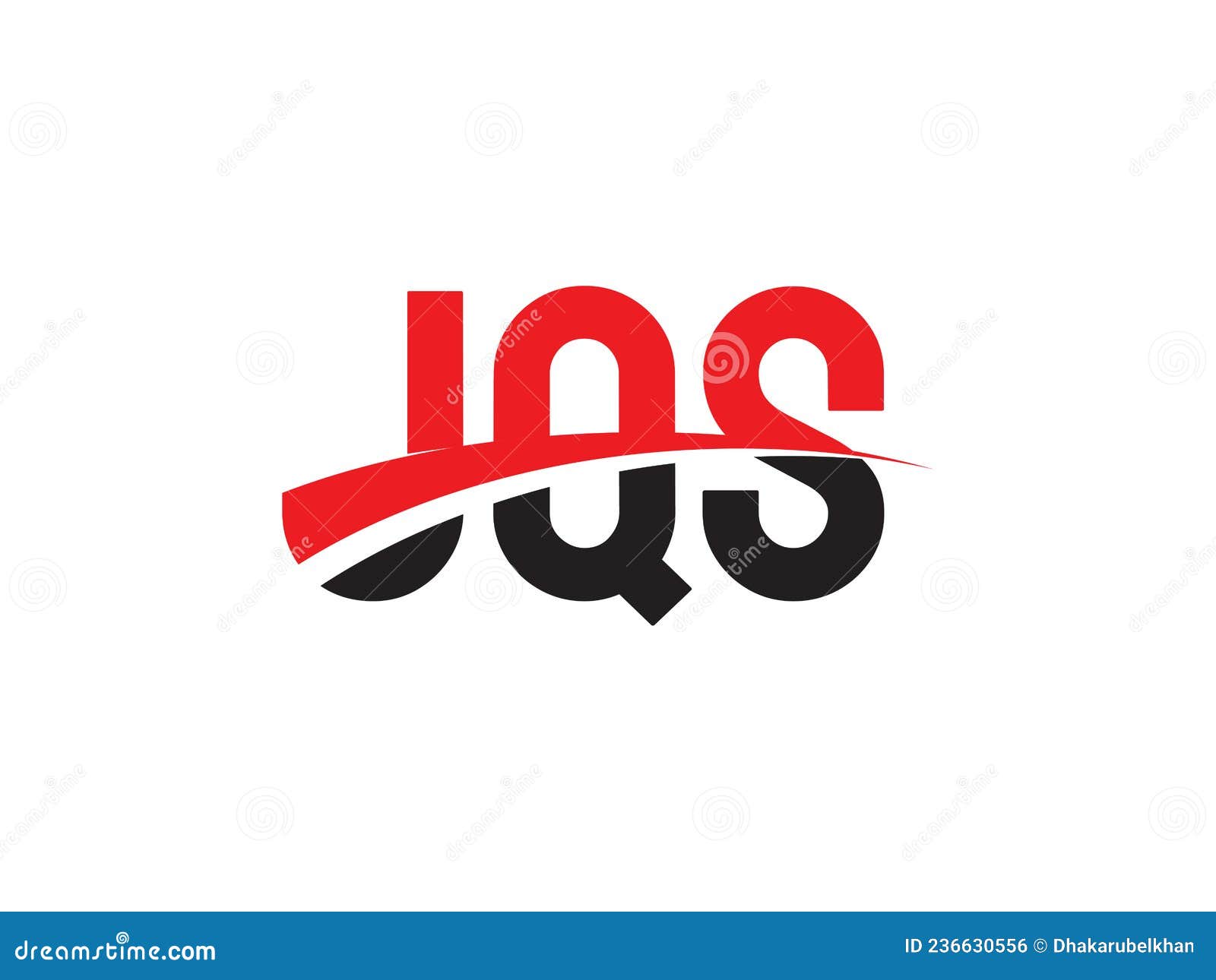 Lettre Jqs Logo Initial Dessin Vectoriel Illustration de Vecteur ...