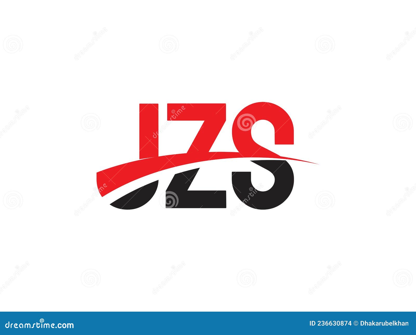 Lettre Jzs Premier Logo Dessin Vectoriel Illustration de Vecteur ...